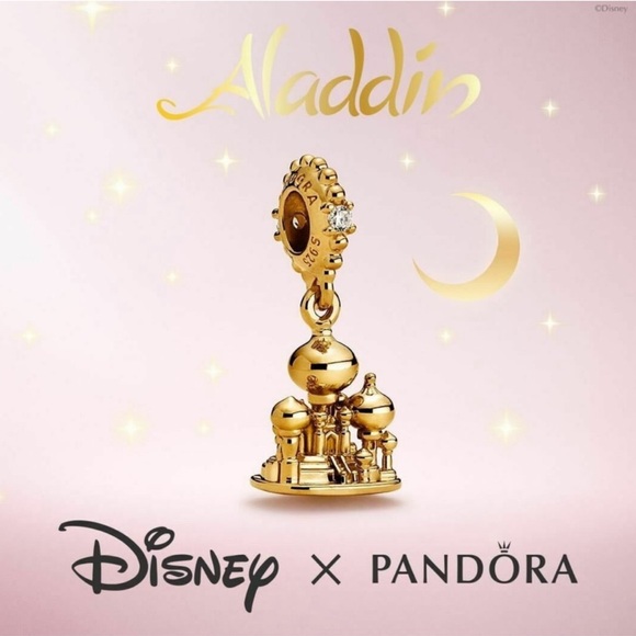 Pandora | Jewelry | Nwot Pandora X Disney Aladdin Agrabah Castle Dangle ...